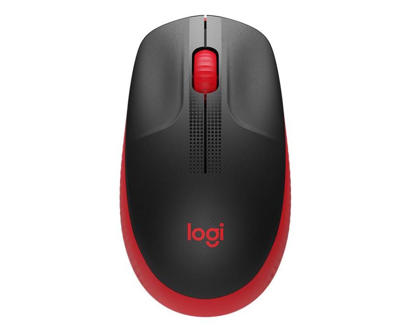 LOGITECH M190 Full-Size Wireless crveni miš