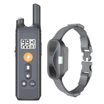 RECHARGEABLE WATERPROOF IP67 ELECTRIC DOG TRAINING COLLAR WITH REMOTE CONTROL