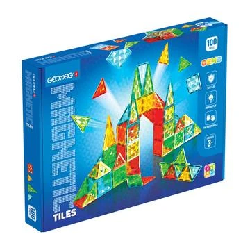 GEOMAG GEMS 100 MAGNETIC TILES FOR KIDS