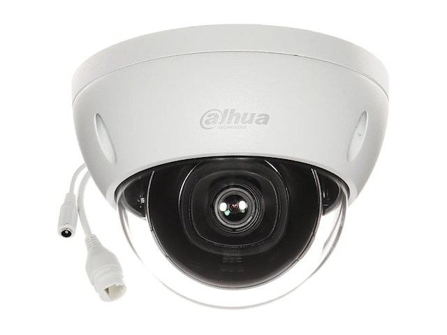 Dahua IPC-HDBW1230E-0280B-S5, IP 2MP Anti-vandal dome IC kamera, IC 30M, 2.8mm, IP67, IK10