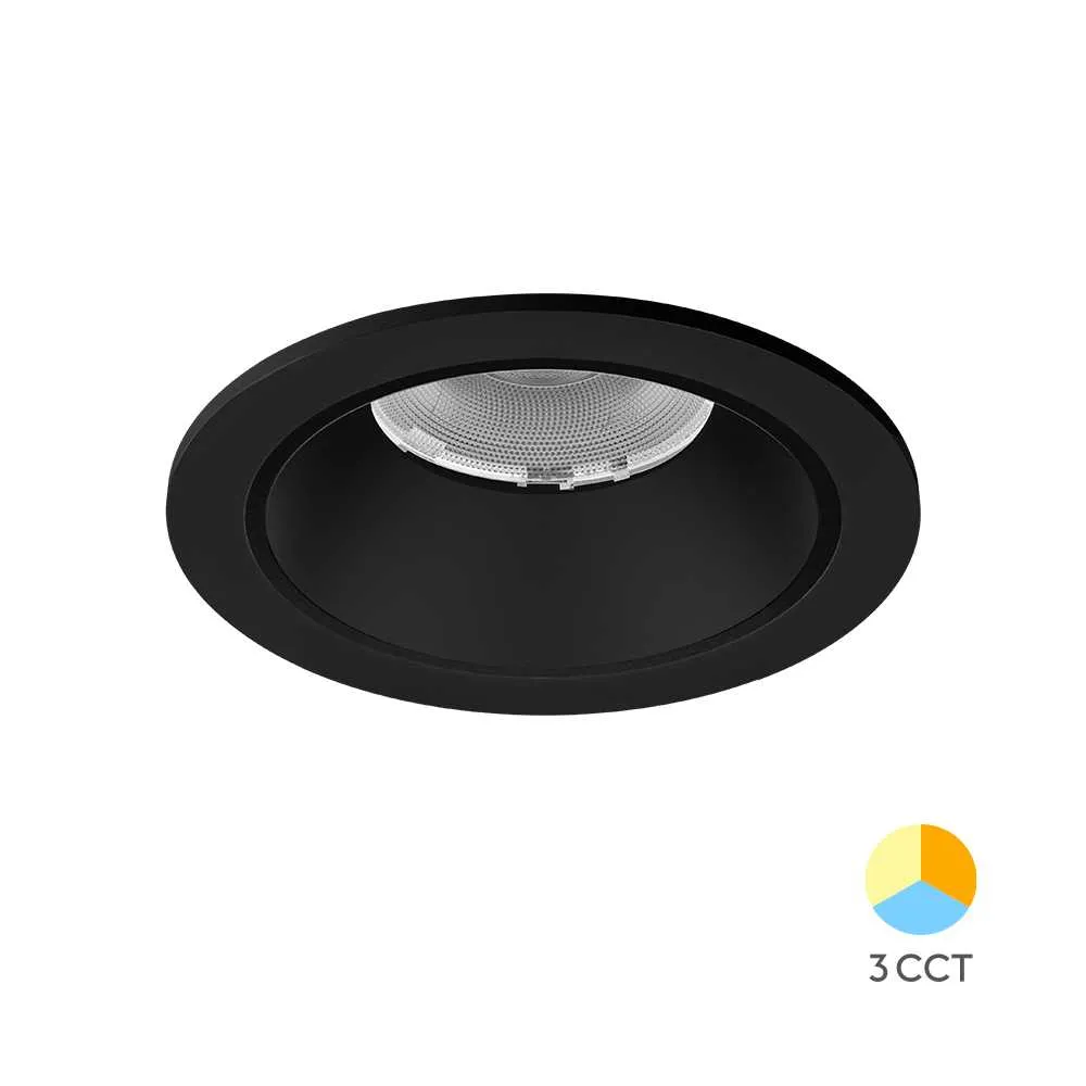 SPOT SVETILJKA LINEX 20W 3CCT CRNA LED