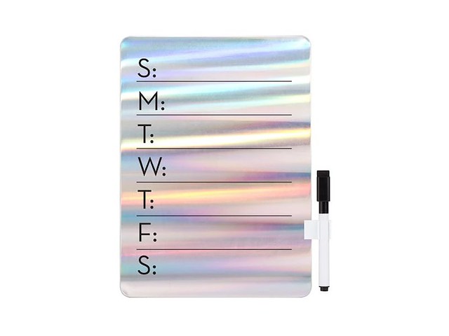 Iridescent Dry Erase Board