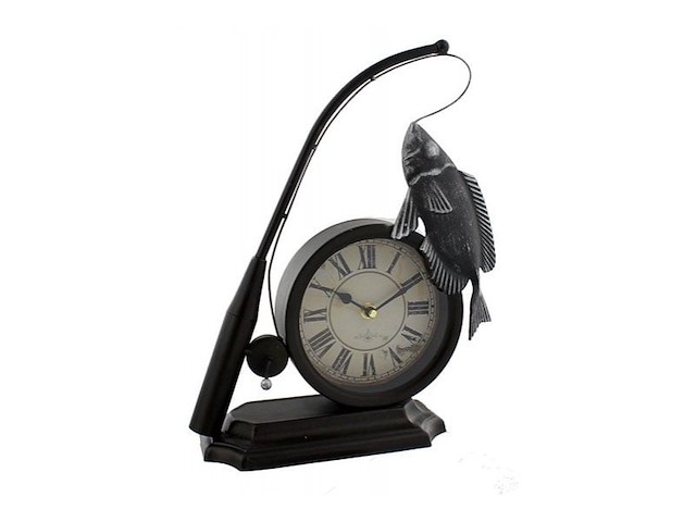 Stoni sat Fishing Rod &; Fish Clock