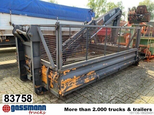 Kontejneri za prevrtanje
Meiller Abrollcontainer mit Kran Hiab 071 AW B3, ca. 10m³