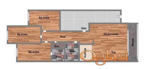 CETVOROSOBAN 88m2 - POVRAT PDV-A - SMART HOME SISTEM