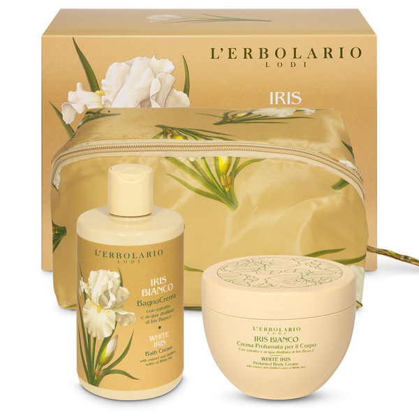 L'ERBOLARIO SET WHITE IRIS KUPKA I KREMA ZA TELO 300ML