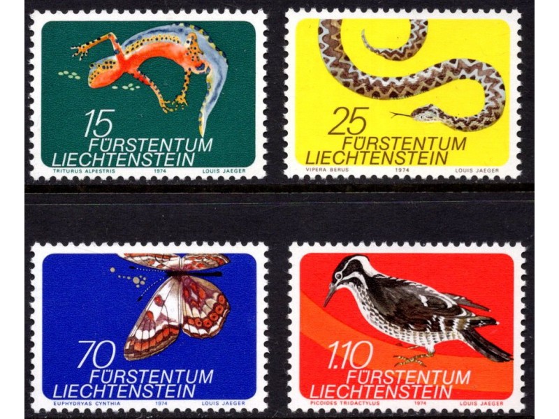 Liechtenstein 1974. Fauna