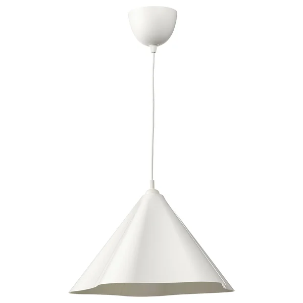 ZEBRASÄV Visilica, bela/plastika, 46 cm