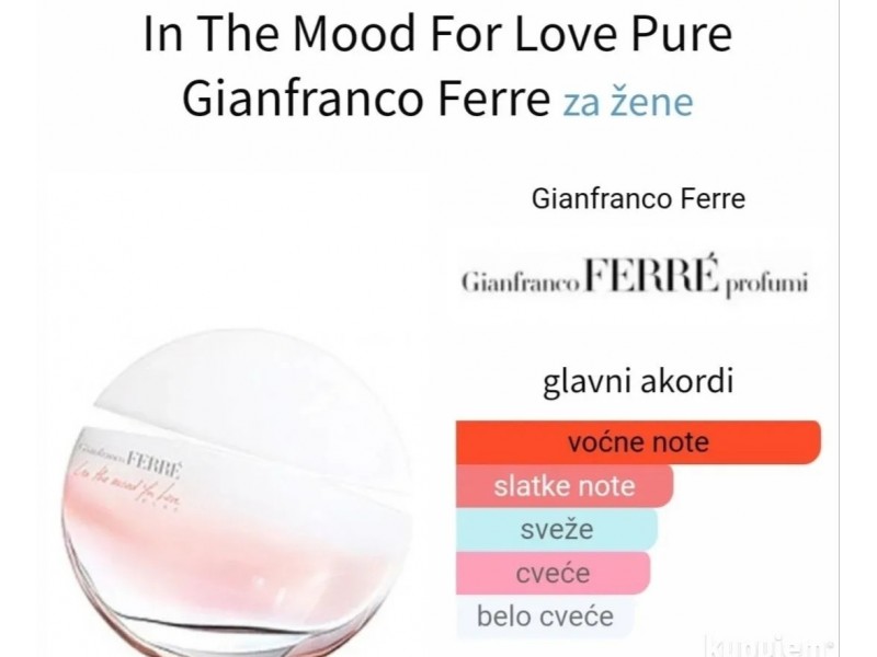 Gianfranco Ferre In the mood for love pure dekant