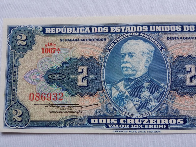Бразил 1 крузериос,1954 год.УНЦ,мањи број