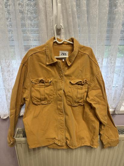 Zara narandzasta oversized jaknica