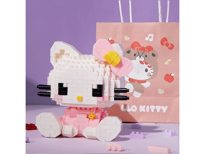 LEGO Hello Kitty,Kuromi Plisevi,Privesci i Stikeri NOVO