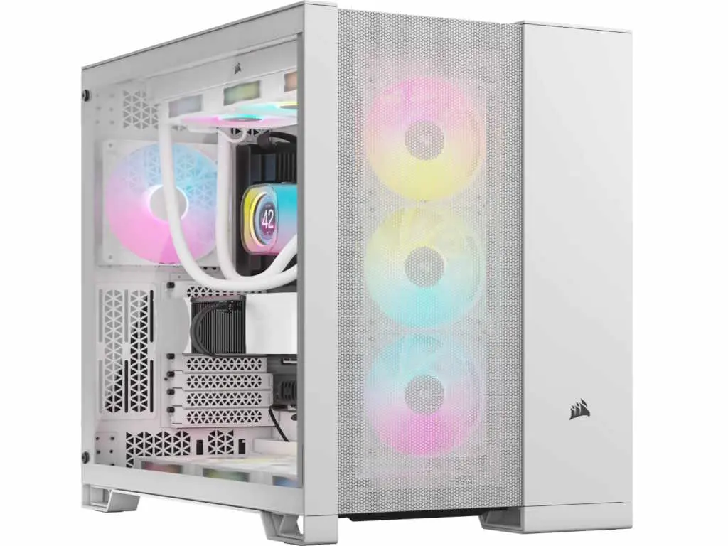 Kućište CORSAIR 6500D AIRFLOW Mid-Tower/ATX/kaljeno staklo/bez napajanja/bela