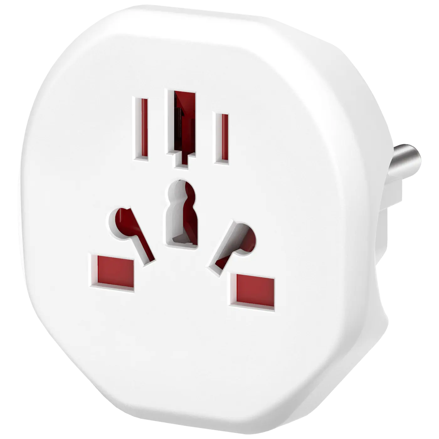 CONNECT XL Univerzalni adapter CXL-UA4IN1, 4u1, 10A/250V/2500W, Beli