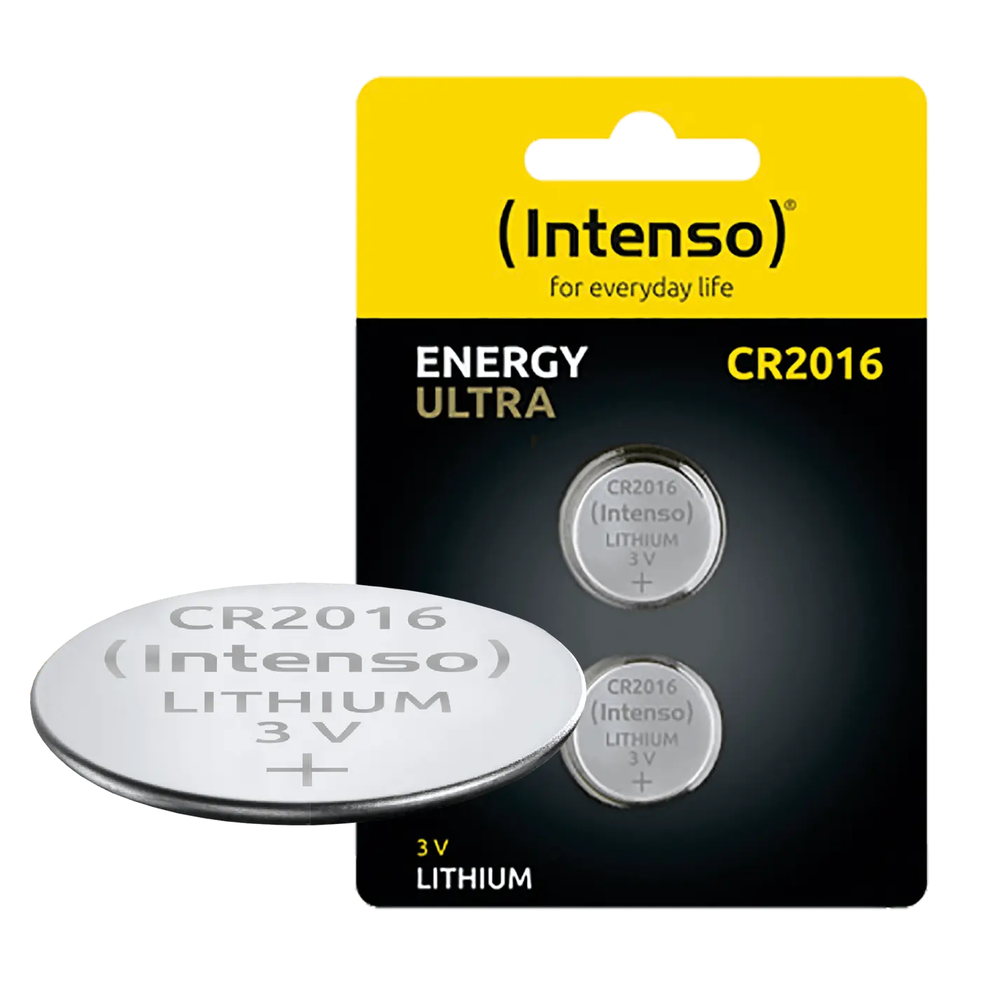 INTENSO Baterija litijumska CR2016/2, CR2016/2, 3V, dugmasta, blister, 2 komada,