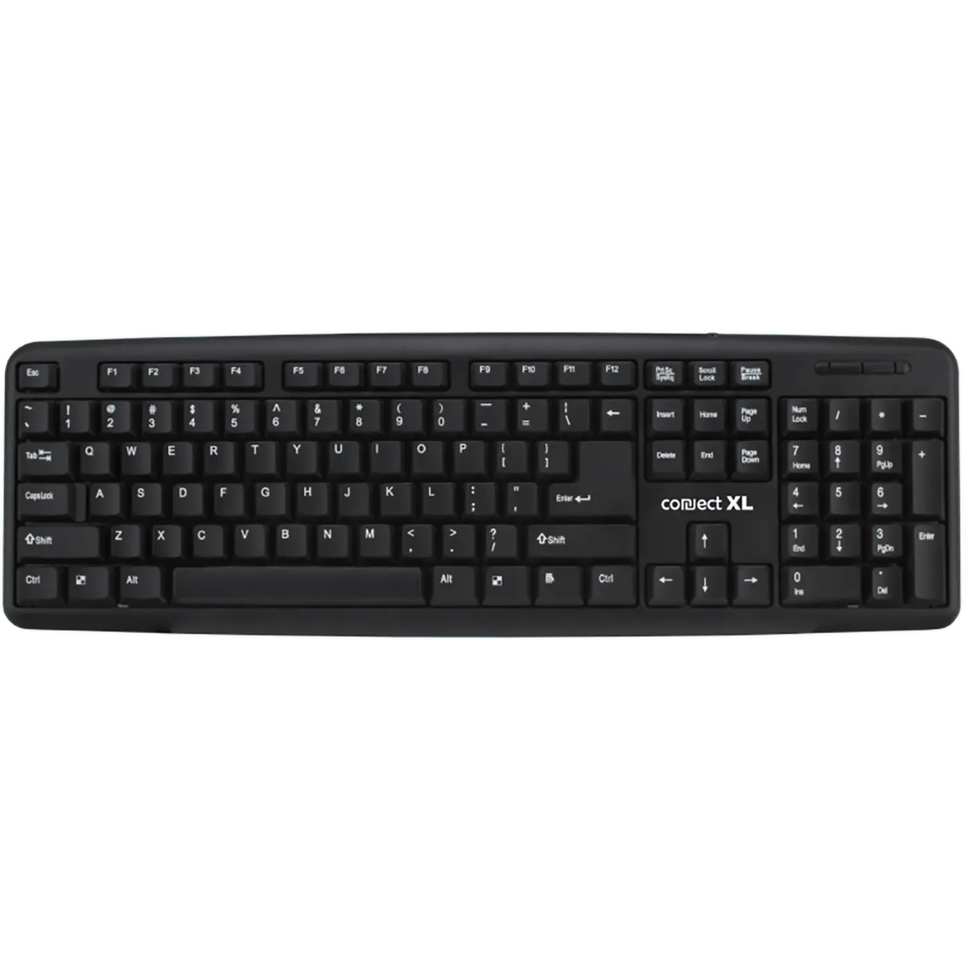 CONNECT XL Tastatura sa Qwerty rasporedom CXL-K100, USB, crna