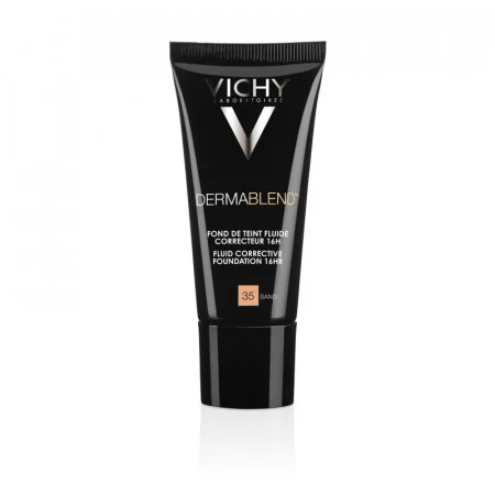 VICHY DERMABLEND CORRECTOR Tečni korektivni puder SPF 35, 30 ml, 35 Sand