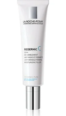 La Roche-Posay REDERMIC PURE VITAMIN C RICH Krema protiv znakova starenja za korekciju bora i punoću kože s čistim vitaminom C i hijaluronskom kiselinom, suva koža, 40 ml