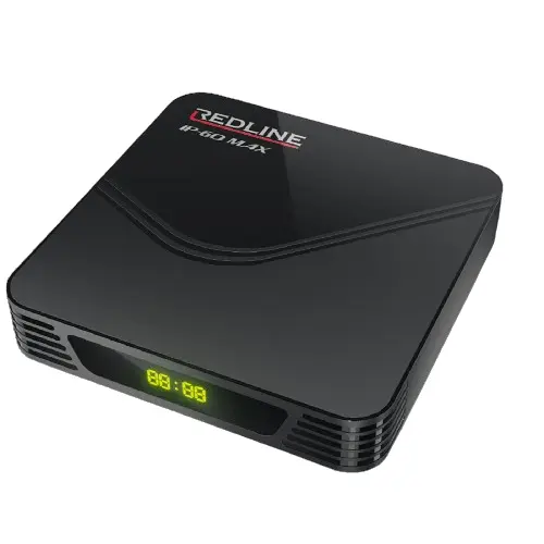 REDLINE Prijemnik IP-60 Max, IPTV@Android, 4K, 1 / 8 GB, USB, WiFi, crni