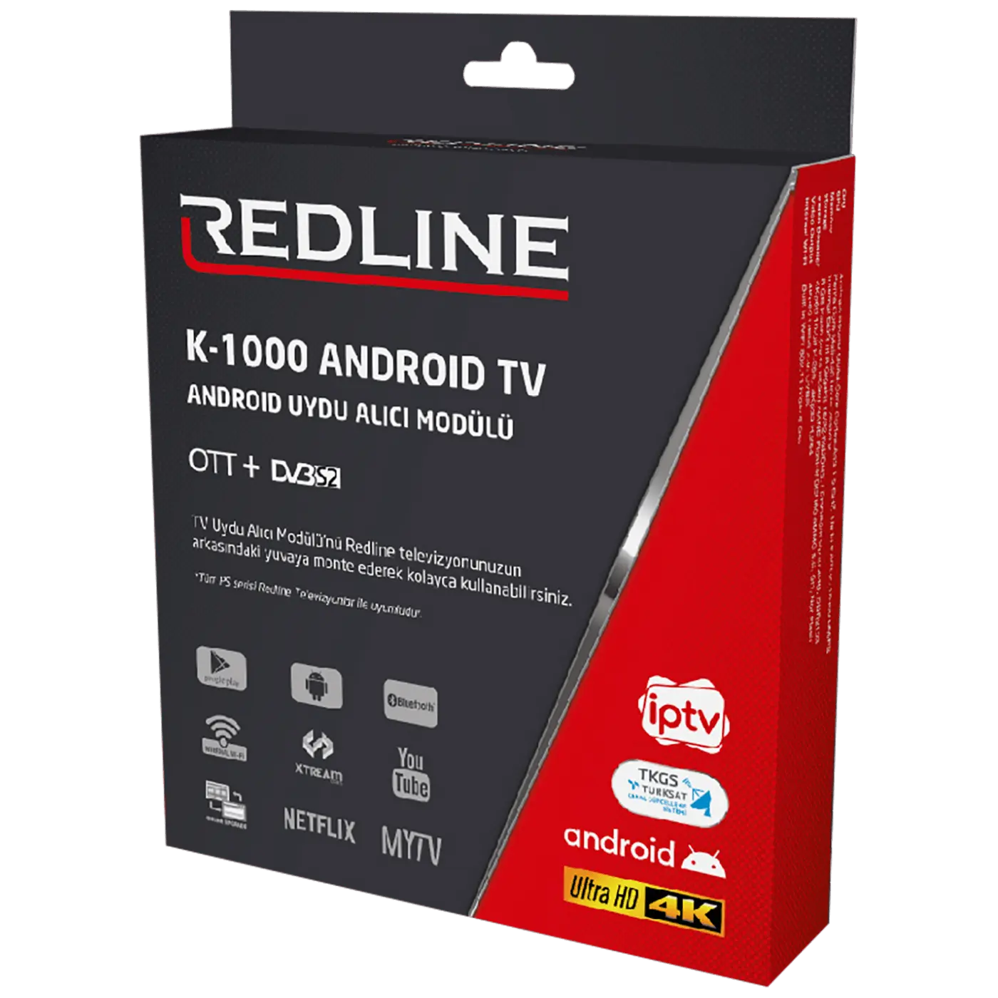 REDLINE Android modul K1000 K1000, S2 tuner, H.265, WiFi