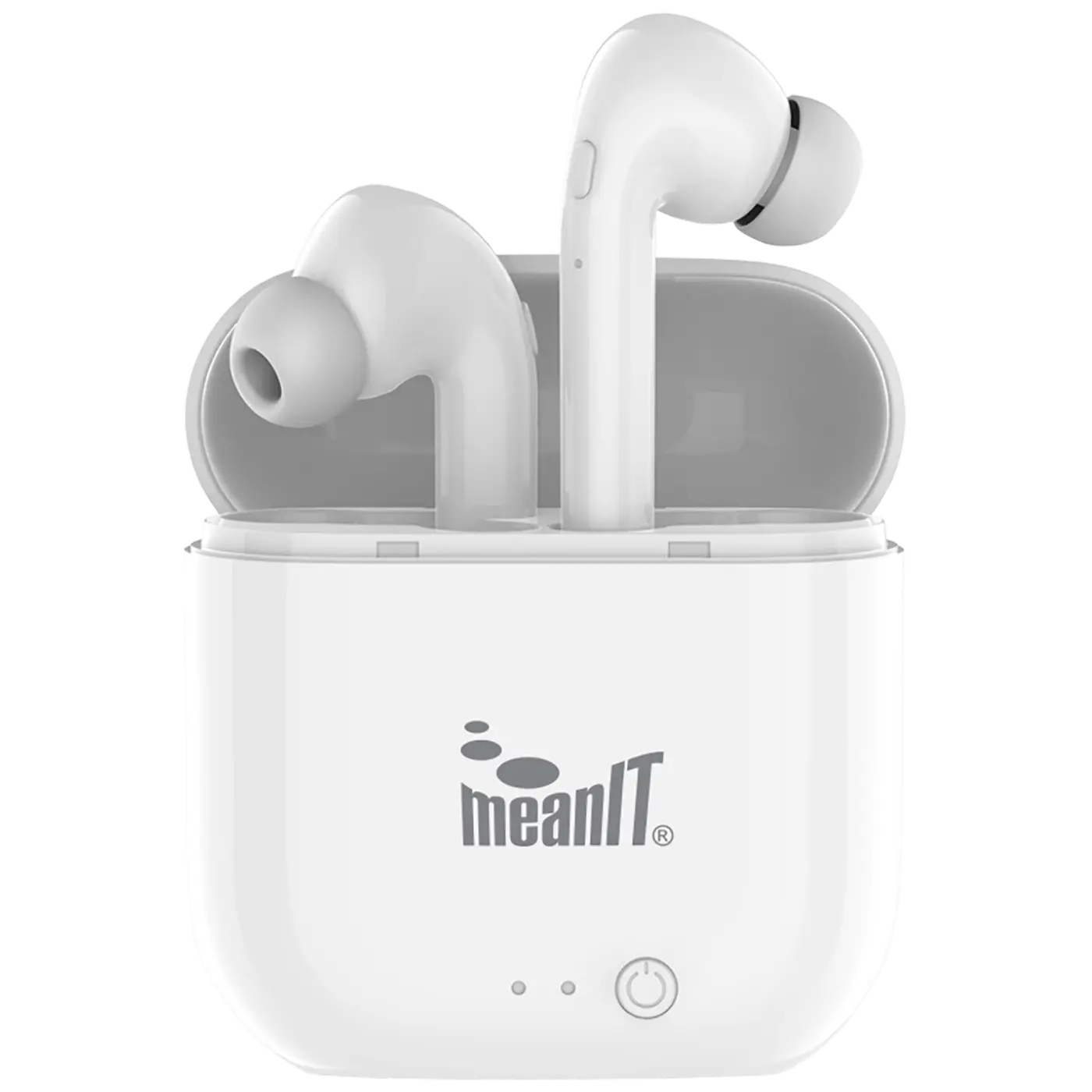 MEANIT Bežične slušalice TWS B50, Bluetooth v5.0, bele