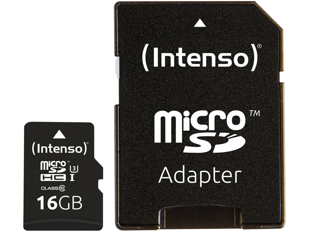 INTENSO Micro SDHC/SDXC kartica Class 10 MicroSD 16GB Class10 UHS-I Pro, 16GB, UHS-I +adapter Pro