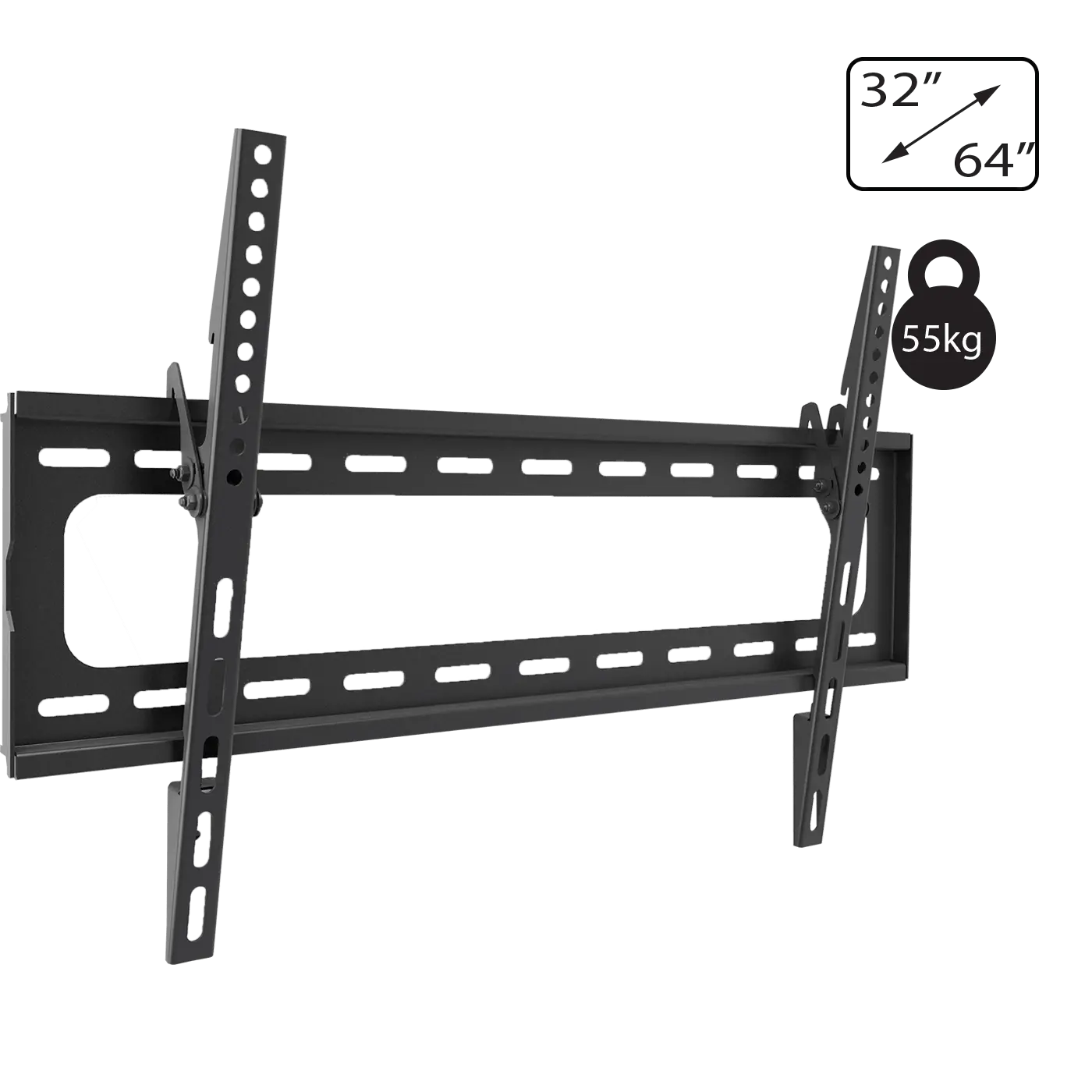 AMIKO Nosač zidni za TV prijemnik Wallmaster 32-64 Tilt, 32" - 64", 55kg, 2D