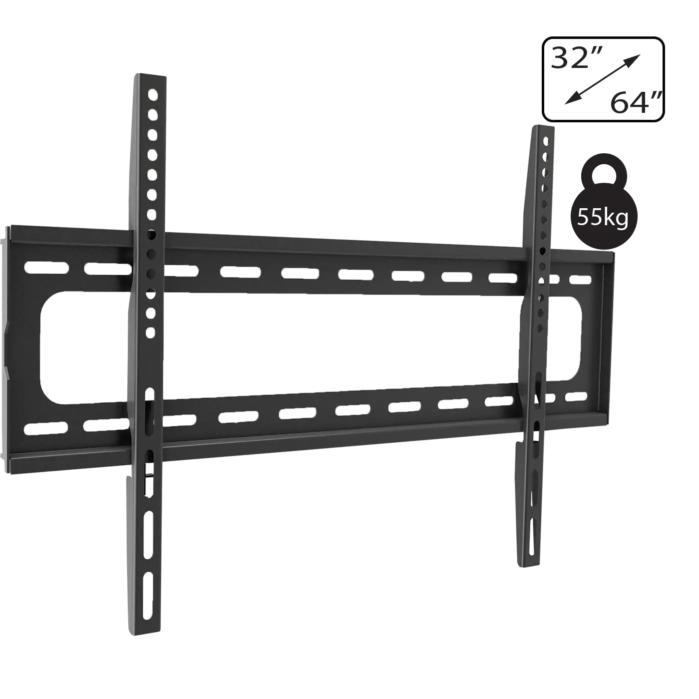 AMIKO Nosač zidni za TV prijemnik Wallmaster 32-64 FIX 32" - 64", 55kg, 1D