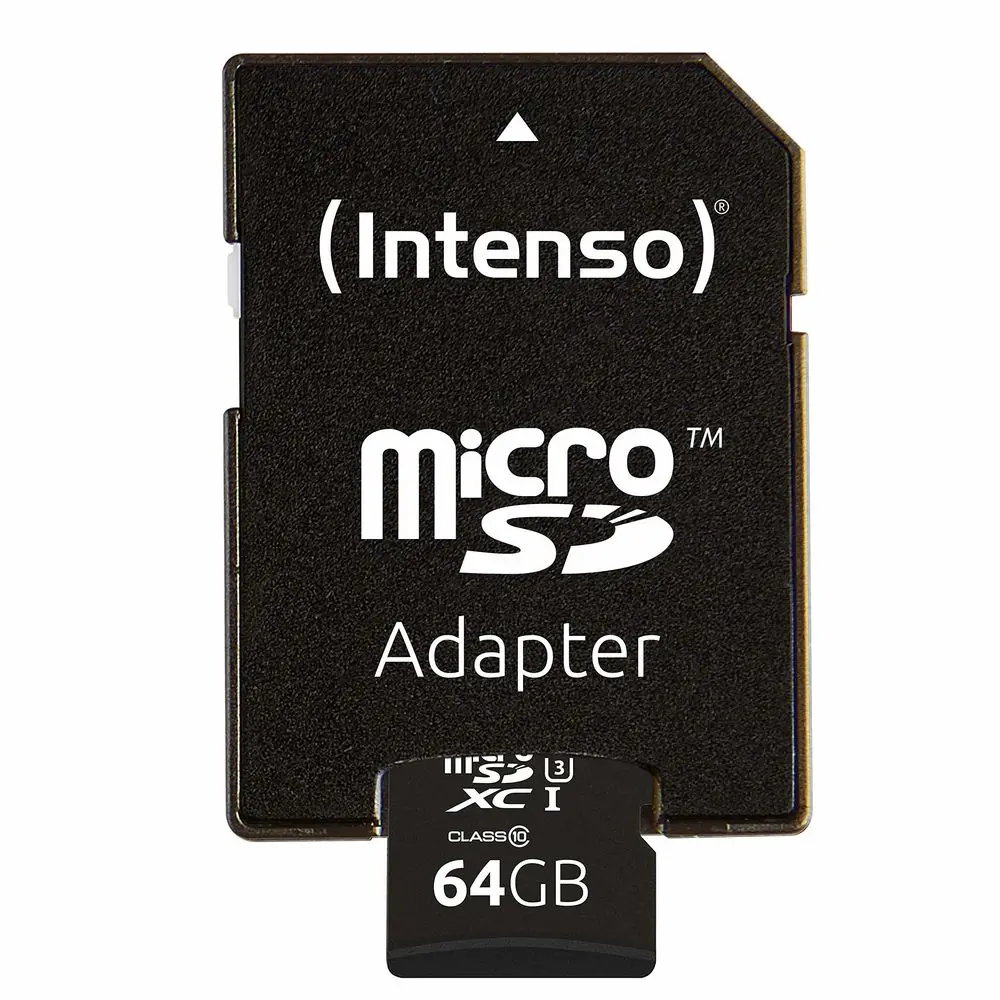 INTENSO Micro SDHC/SDXC kartica MicroSD 64GB Class10 UHS-I Pro, 64GB, UHS-I +adapter Pro