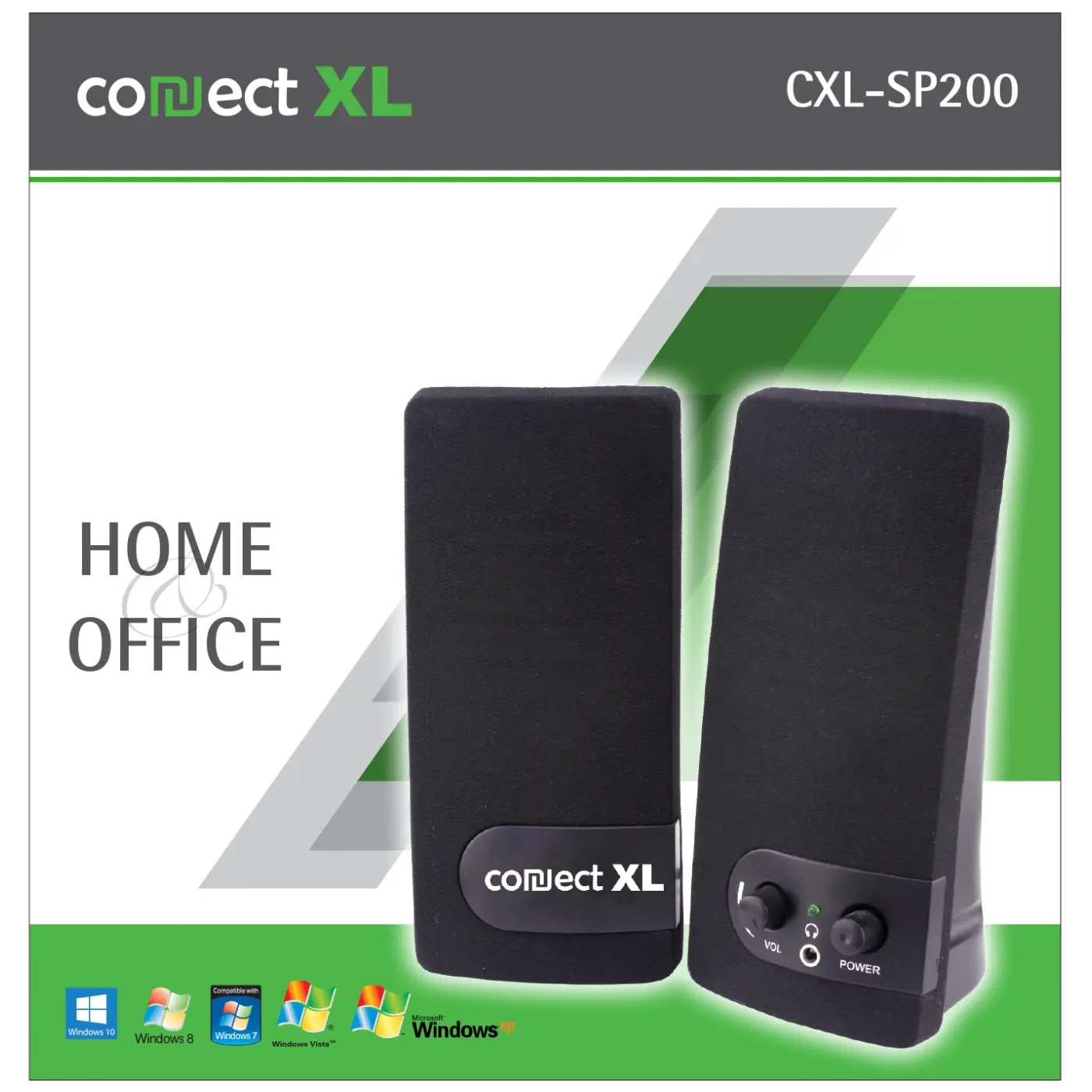 CONNECT XL Zvučnik CXL-SP200, Set USB 2.0, 5V, crna