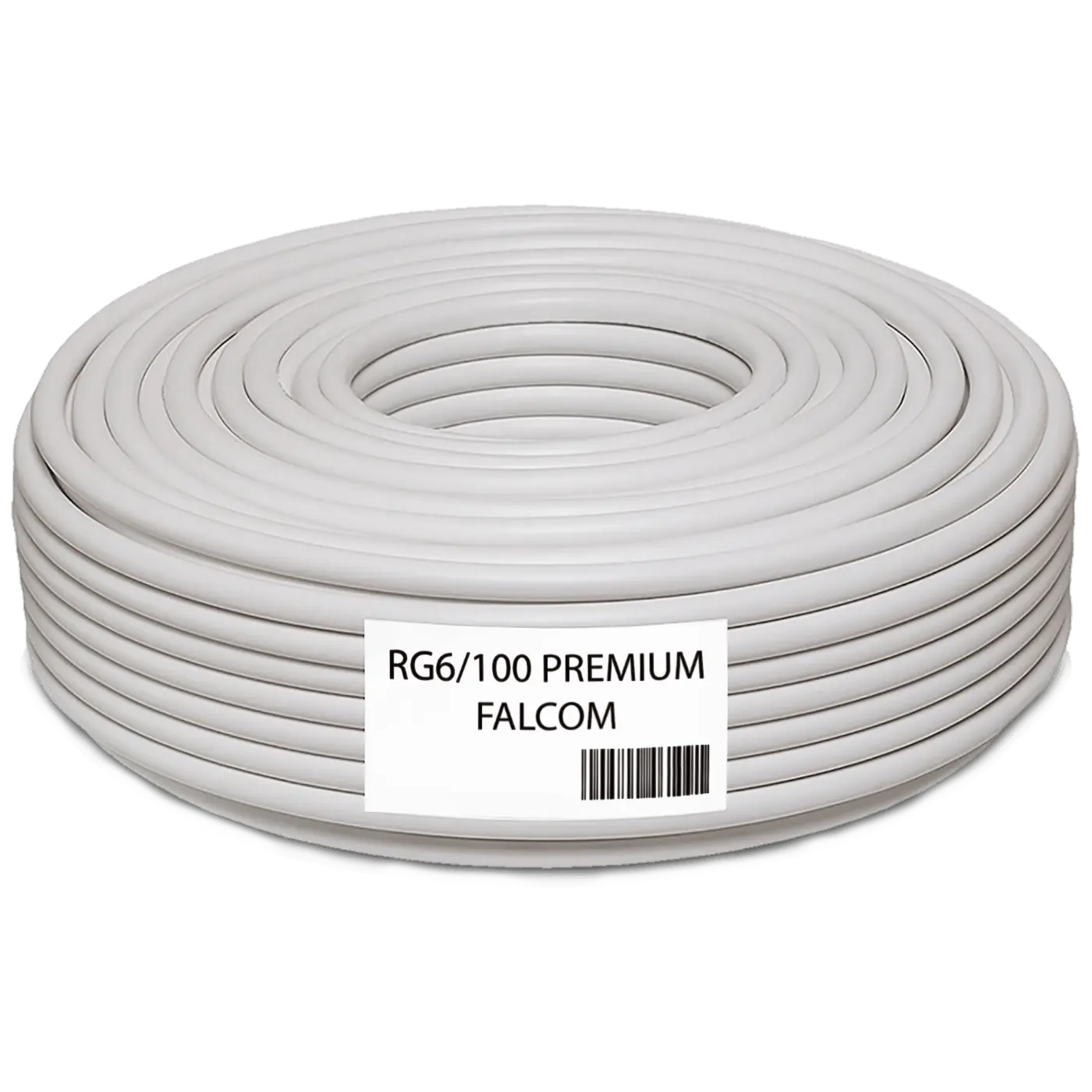 FALCOM Koaksijalni kabal RG-6 RG6/100-PREMIUM, CCS, 100dB, 100m