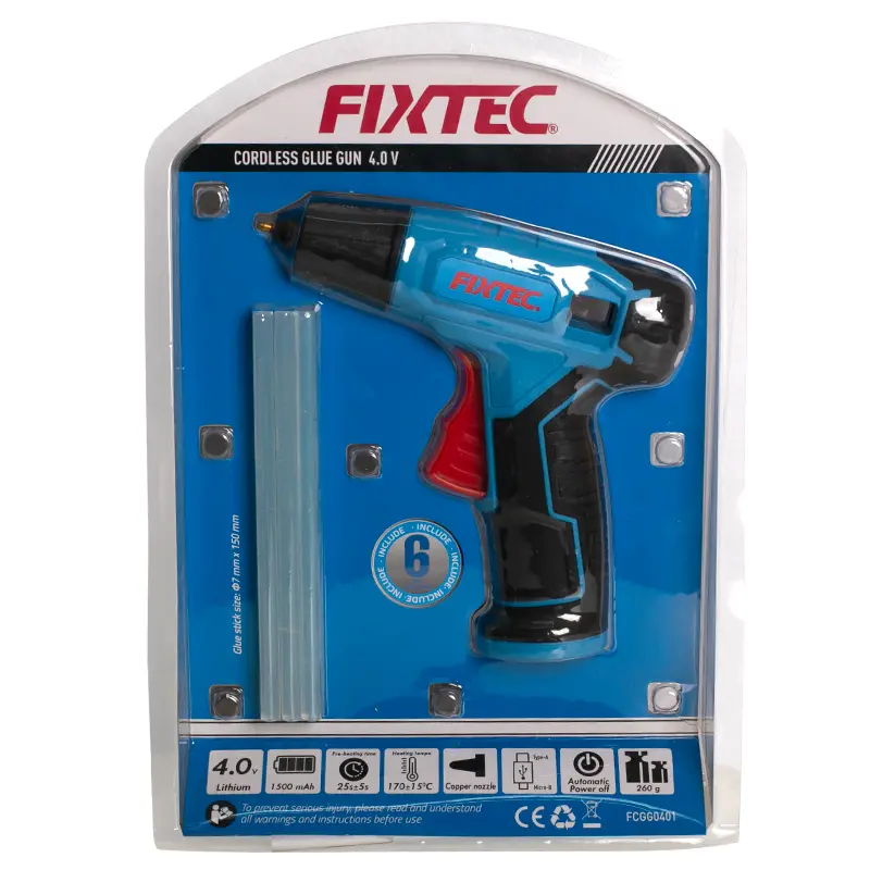 FIXTEC Akumulatorski pištolj za lepak FCGG0401, 3.6V