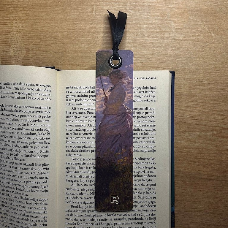 Point – Bookmarker 17×4 cm – Art Collection 3 Žena sa kišobranom