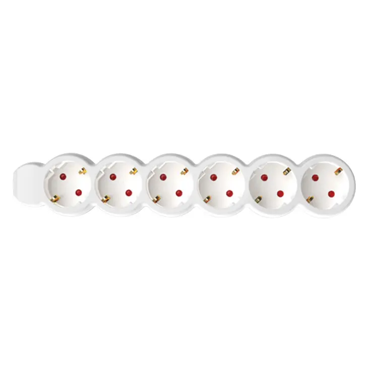 HOME Produžni kabal NV 6/WH, 6 utičnica, 1mm², 1.5m, beli