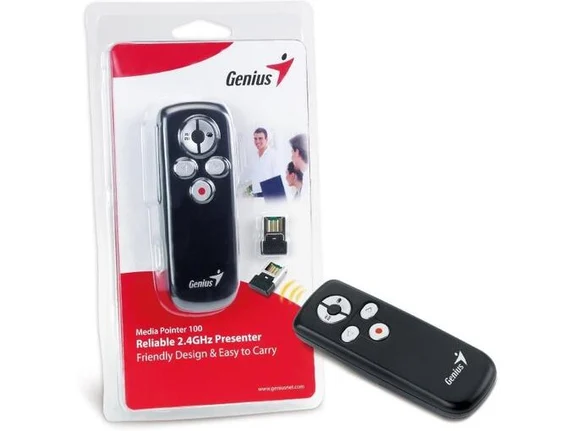 Genius Bežični daljinski prezenter Media Pointer 100 Wireless