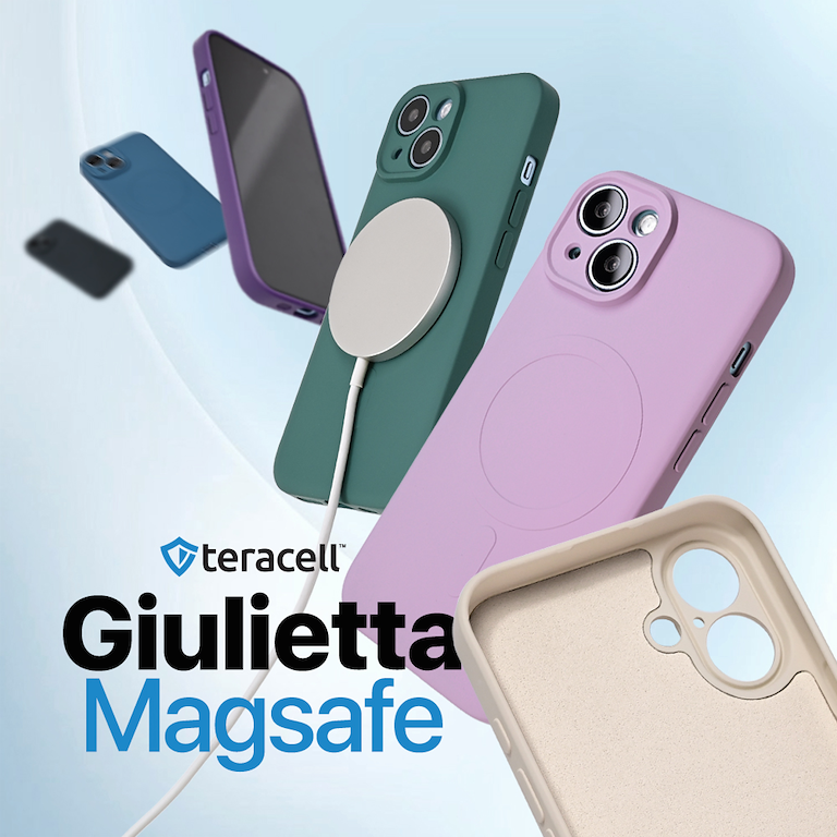 Maska Teracell Giulietta Magsafe za iPhone 13 Pro 6.1 crna