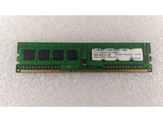 2Gb DDR3 Apacer 1333MHz Jednostrana