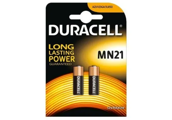 Duracell Baterije A23 alkalne MN21 - 2 komada