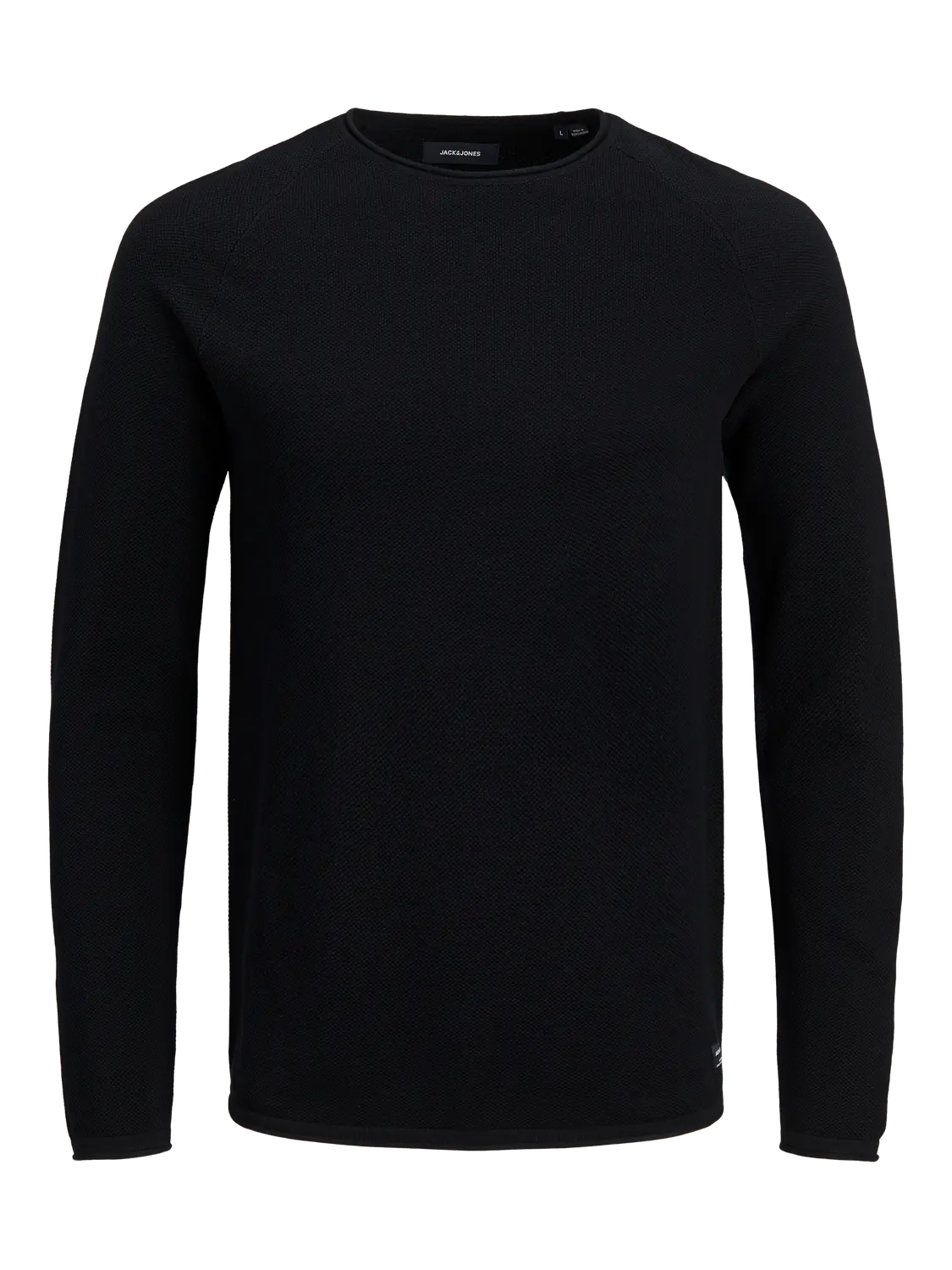 JACK & JONES Muški džemper 12157321, Crni