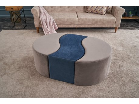 Atelier del Sofa Tabure Alya Puf Mink Blue