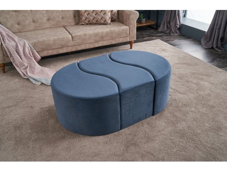 Atelier del Sofa Tabure Alya Puf Blue