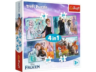 Trefl Puzzle 4 u 1 Frozen