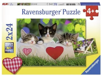 Ravensburger puzzle (slagalice)- Zaljubljene mace RA07801