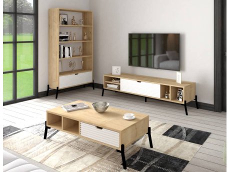 HOME LINE Set za dnevnu sobu Ponuse Sapphire Oak White