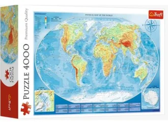 Trefl Puzzle 4000 Mapa sveta