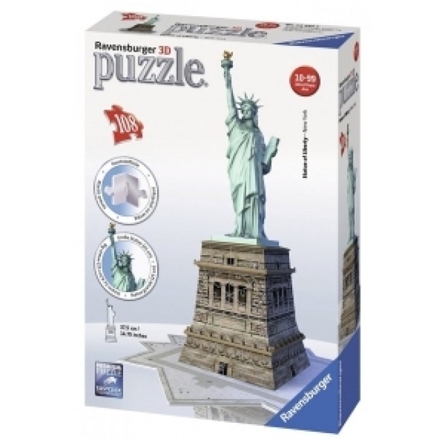 RAVENSBURGER 3D PUZZLE STATUA SLOBODE 12584