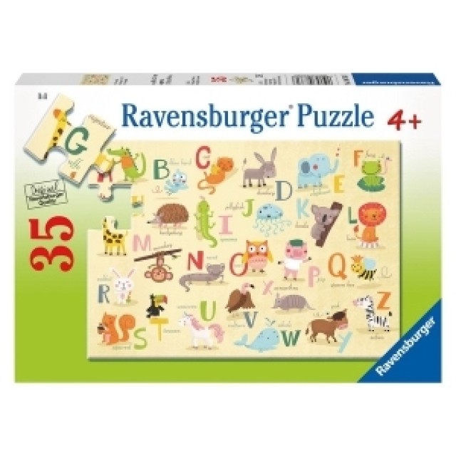 RAVENSBURGER PUZZLE ZIVOTINJE OD A-Z 08761