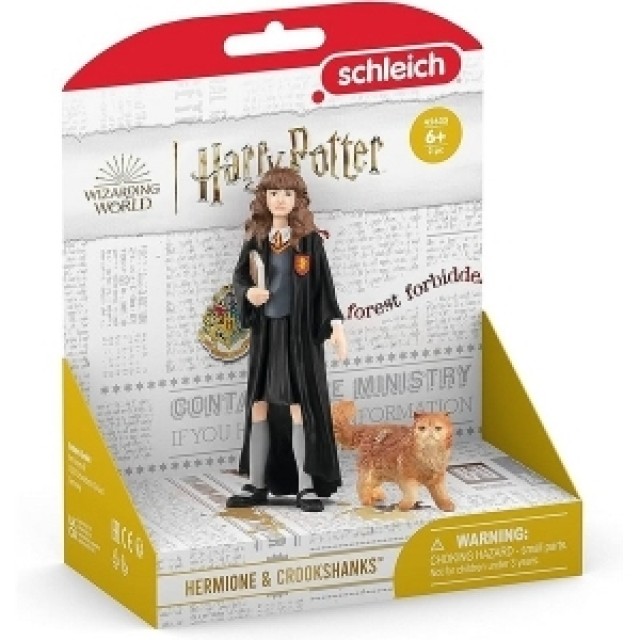 SCHLEICH HERMIONE GRANGER I CROOKSHANKS 42635