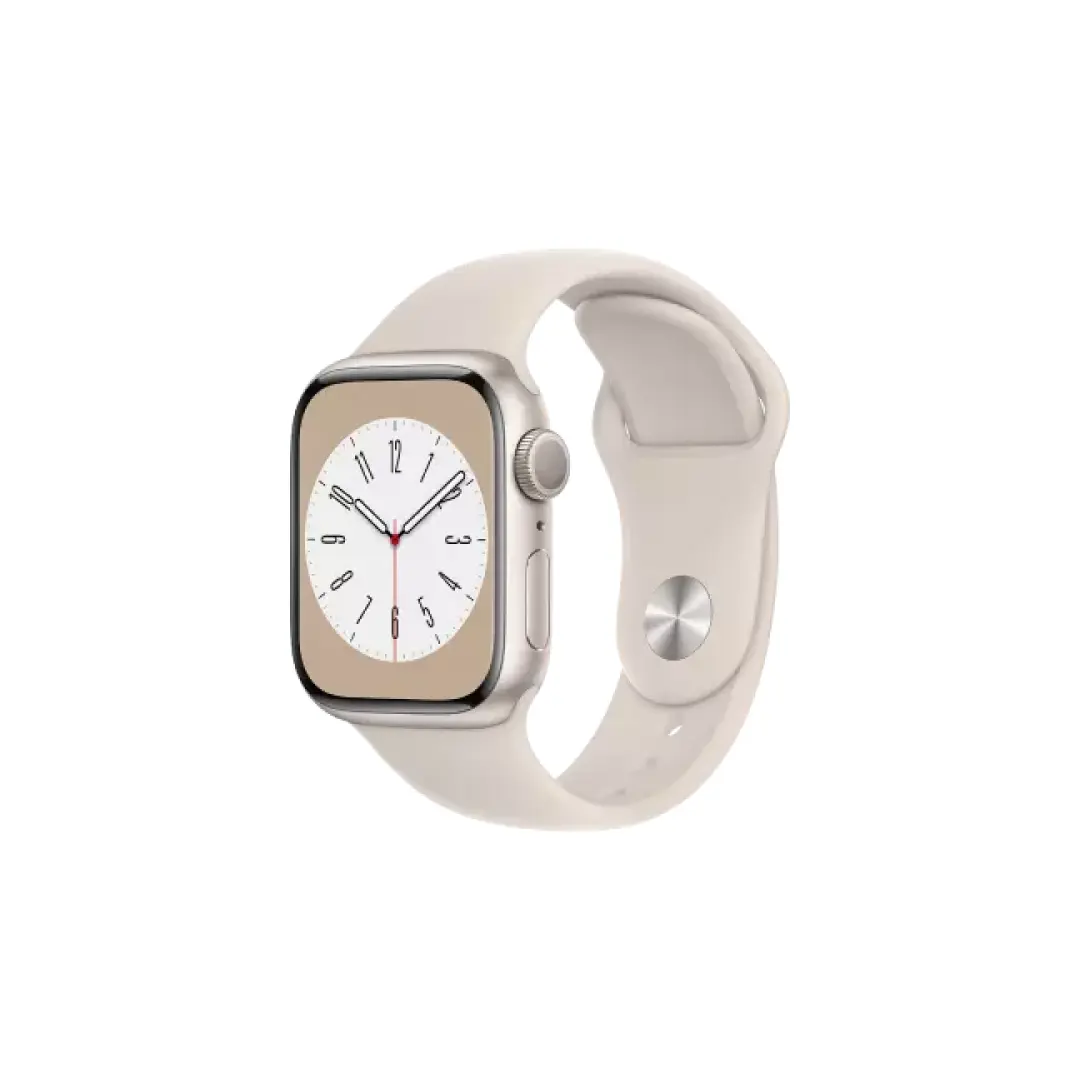 Apple S8 GPS 41mm Starlight Pametni sat, LTPO OLED, Bež