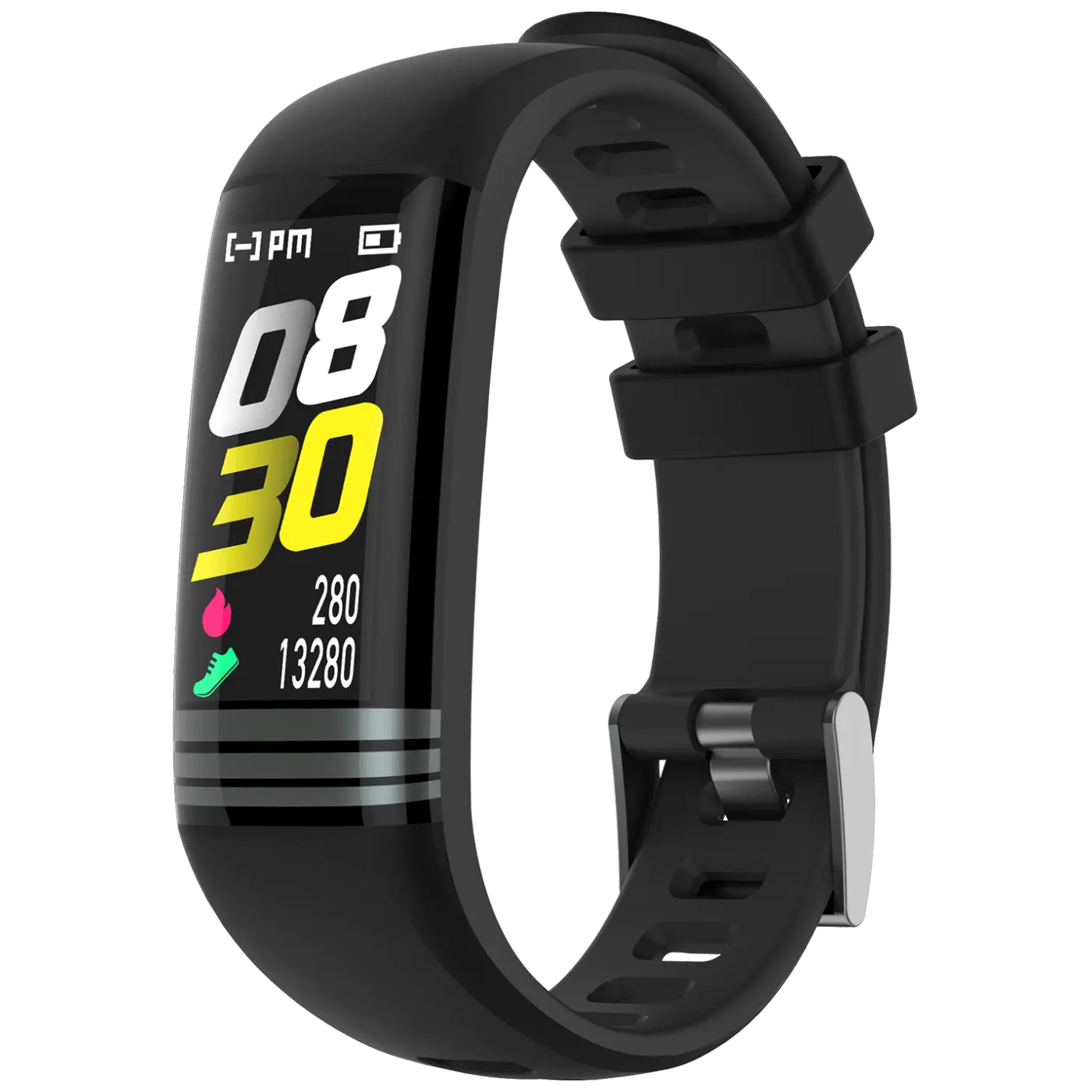 MEANIT Pametni sat M10 termo, sport, termometar, crni